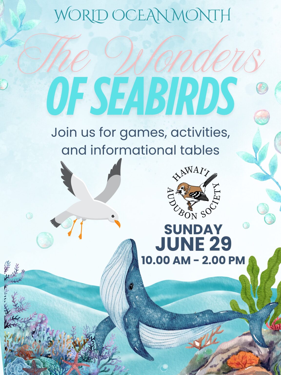World Ocean Month Celebration at Waikīkī Aquarium (Oʻahu) – Hawaiʻi ...